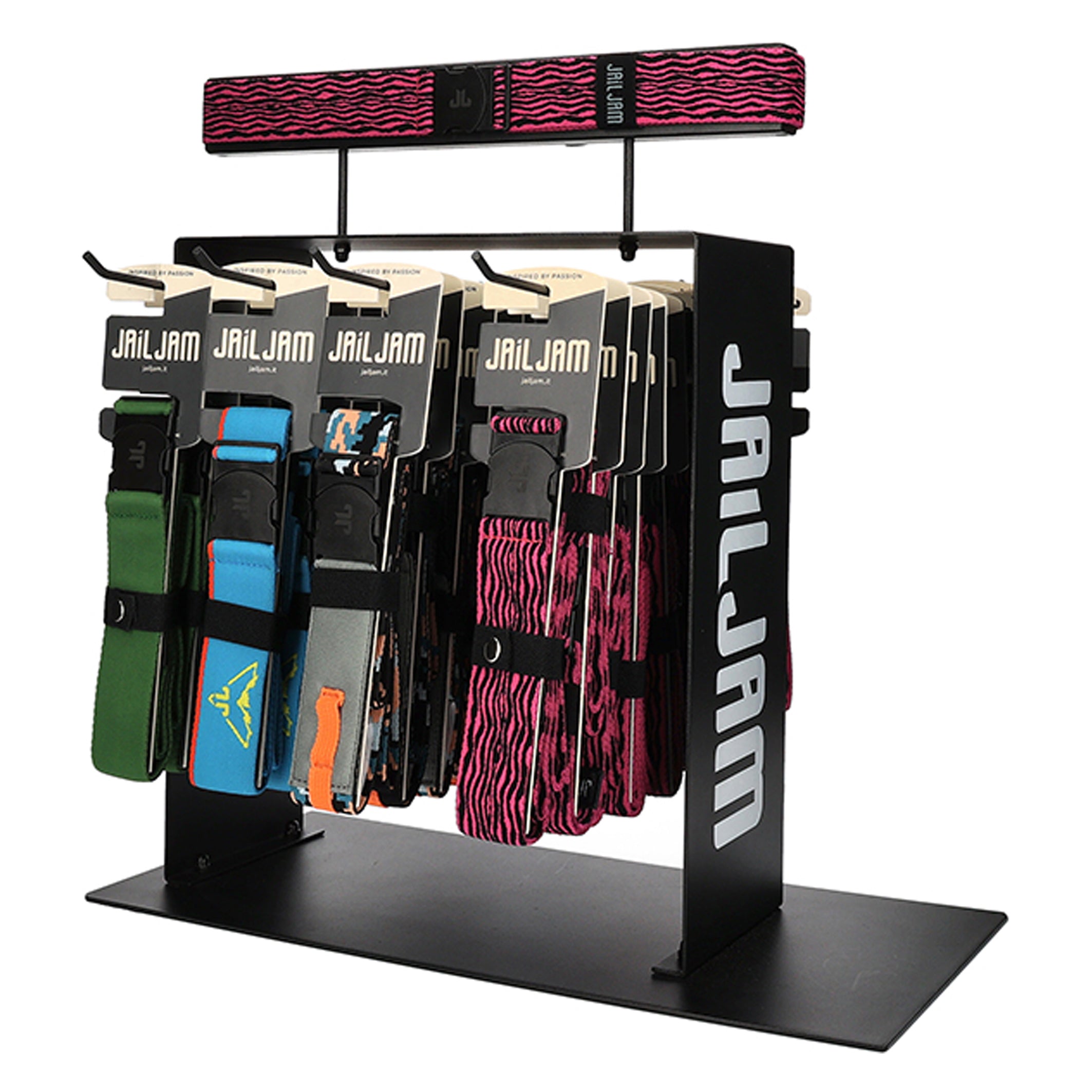 Jail Jam Metal Display For Belts POS Winter Sports Accessories ...