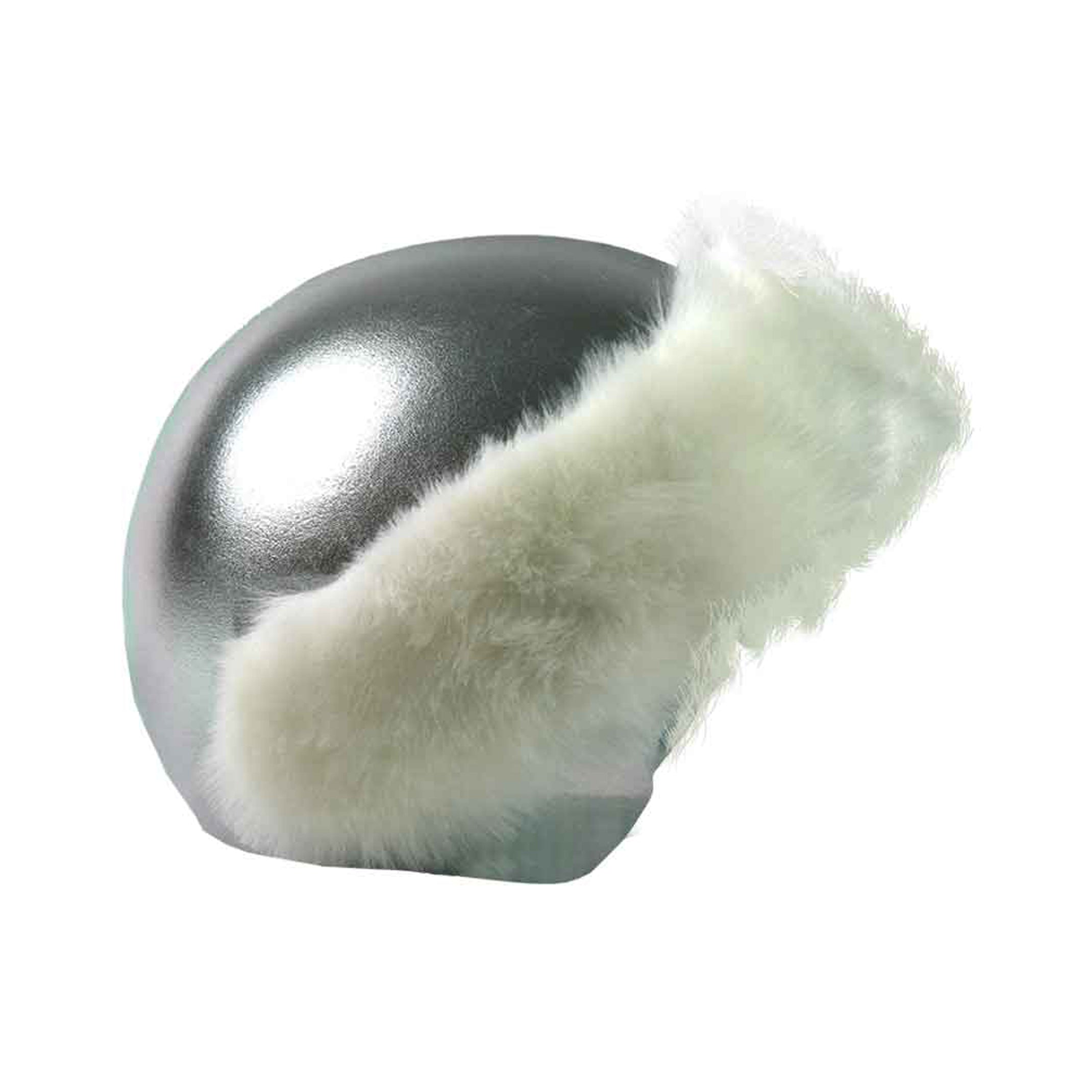 Coolcasc Exclusive Helmet Cover White Fur – Manbi / Park-Peak-Piste